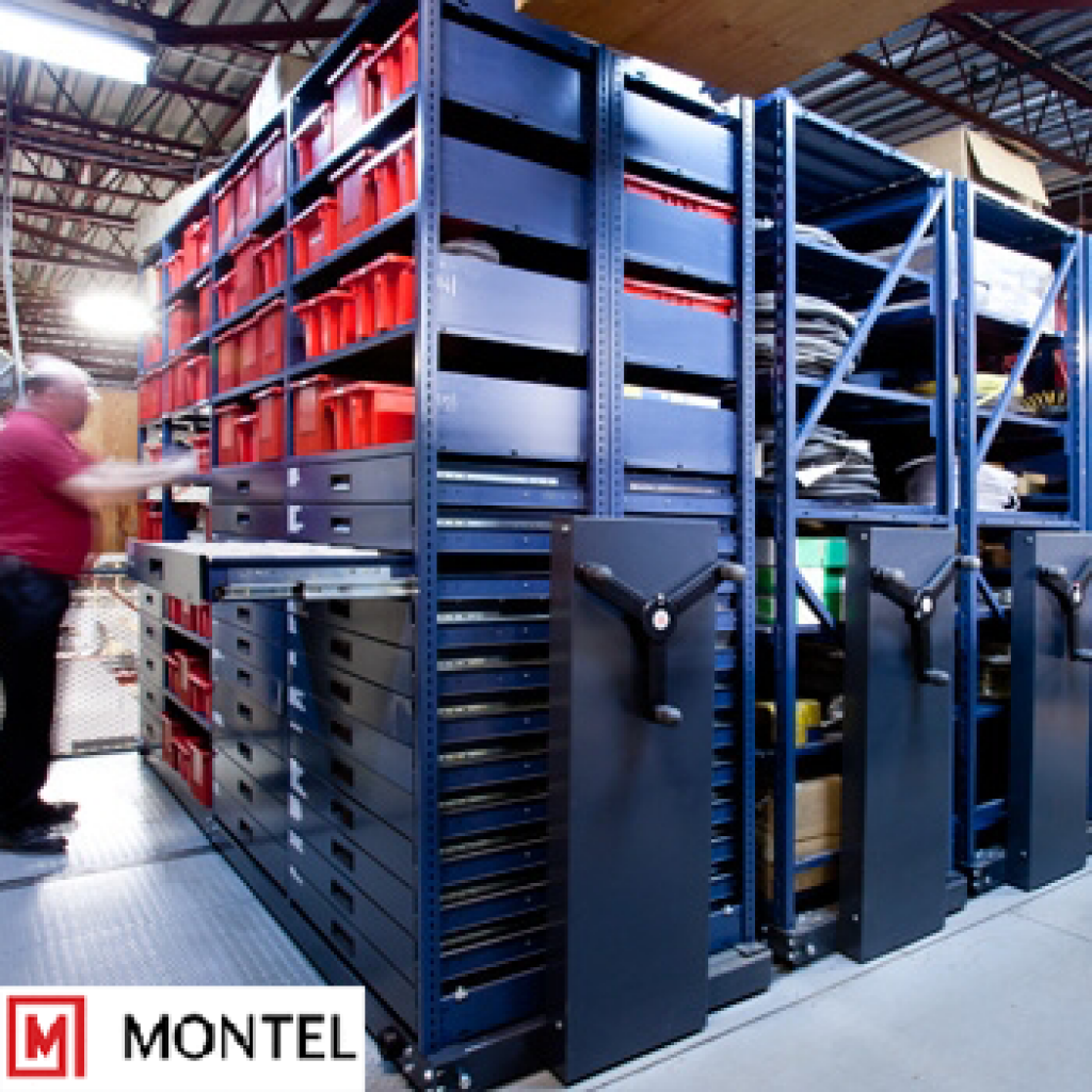 RACK & ROLL 16 Industrial Compact Shelving – Smart Space GTA